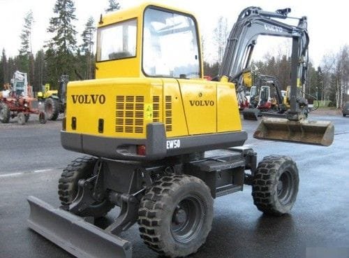 Volvo Ew50 Vv Compact Excavator Service Parts Catalogue Manual ...